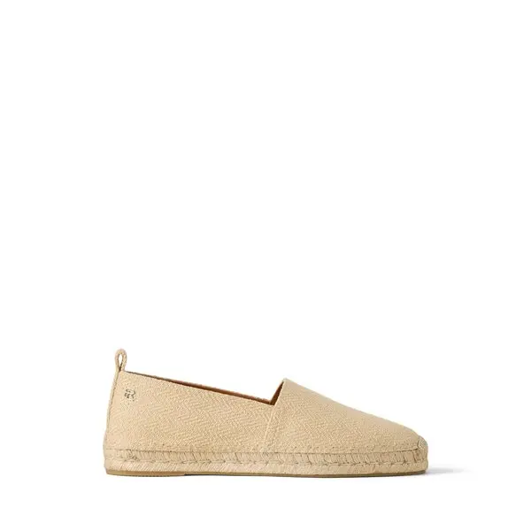 Ralph Lauren Bosworth Silk Herringbone Espadrille