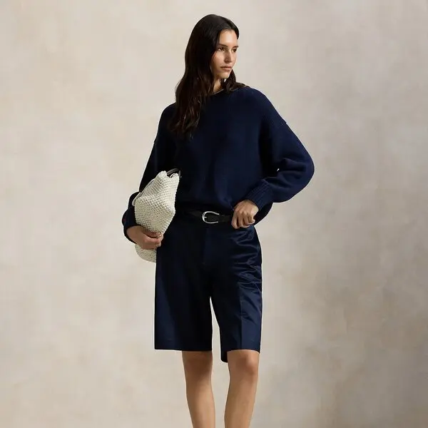 Ralph Lauren Satin Long Shorts