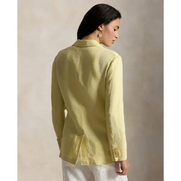 Ralph Lauren Single-breasted Linen Blazer