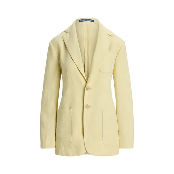 Ralph Lauren Single-breasted Linen Blazer