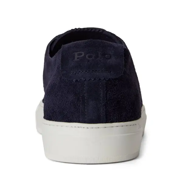 Ralph Lauren Jermain Deconstructed Calf-suede Sneaker - Hunter Navy