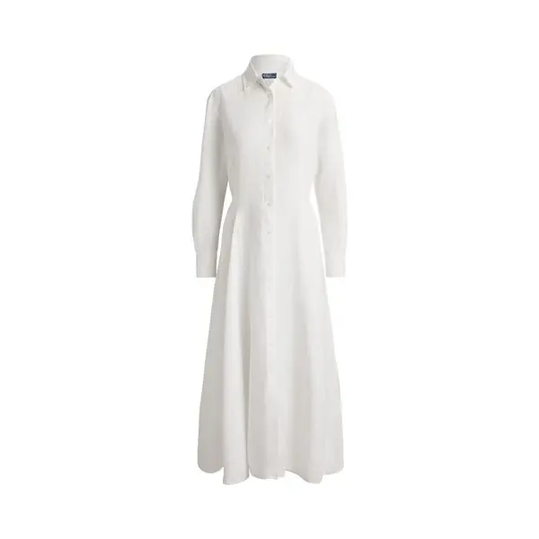 Ralph Lauren Self-tie Linen Shirt Dress