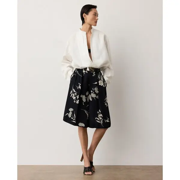 Ralph Lauren Avery Floral Satin Shorts