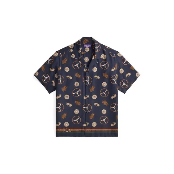 Ralph Lauren Printed Silk Camp Shirt