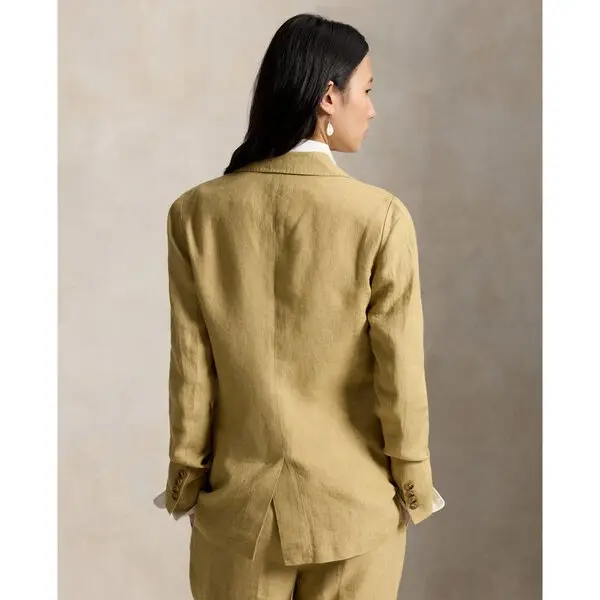 Ralph Lauren Single-breasted Dèlavè Linen Blazer