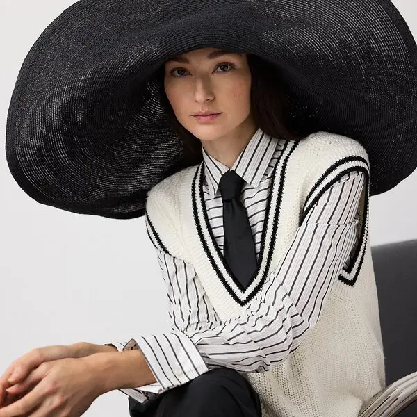 Ralph Lauren Hemp-blend Wide-brim Hat - Black