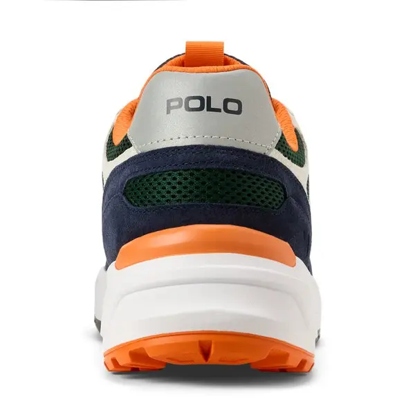 Ralph Lauren Jogger Suede And Mesh Sneakers