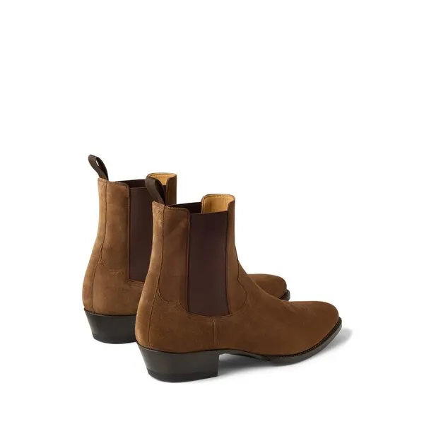 Ralph Lauren Calf-suede Chelsea Western Boots