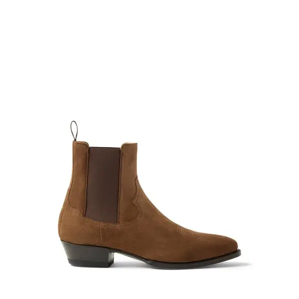 Ralph Lauren Calf-suede Chelsea Western Boots