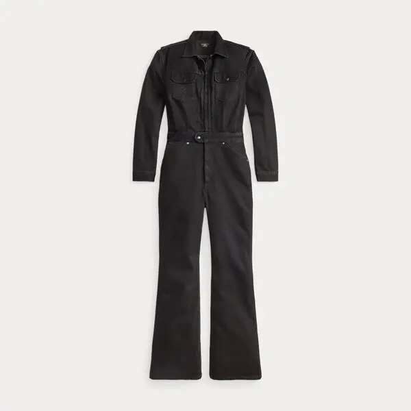 Ralph Lauren Denim Western Coverall - Vintage Black/black