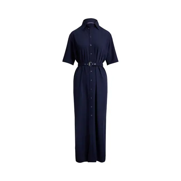 Ralph Lauren Carol Wool Gabardine Day Dress