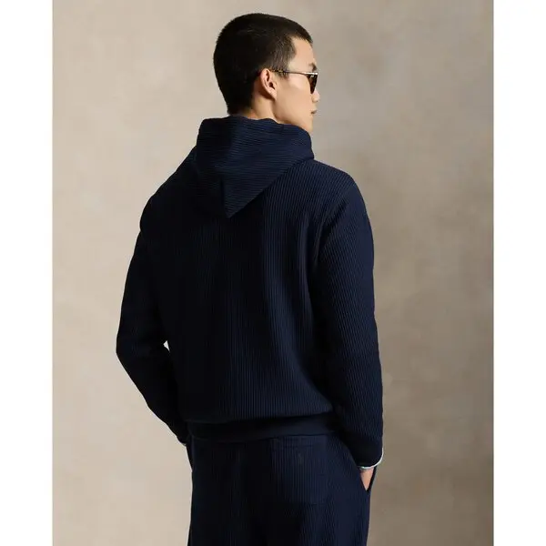 Ralph Lauren Waffle-knit Fleece Hoodie