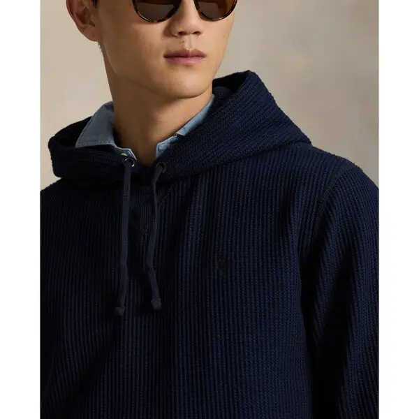 Ralph Lauren Waffle-knit Fleece Hoodie