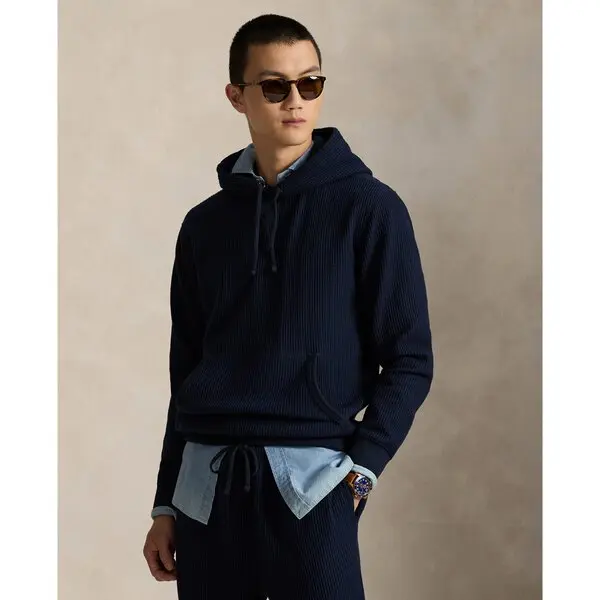 Ralph Lauren Waffle-knit Fleece Hoodie