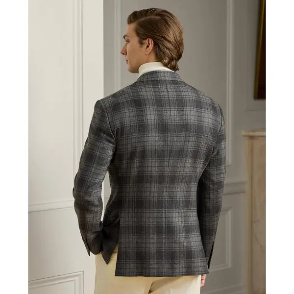 Ralph Lauren Kent Handmade Plaid Sport Coat