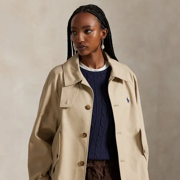 Ralph Lauren Cotton Twill Jacket - Beige