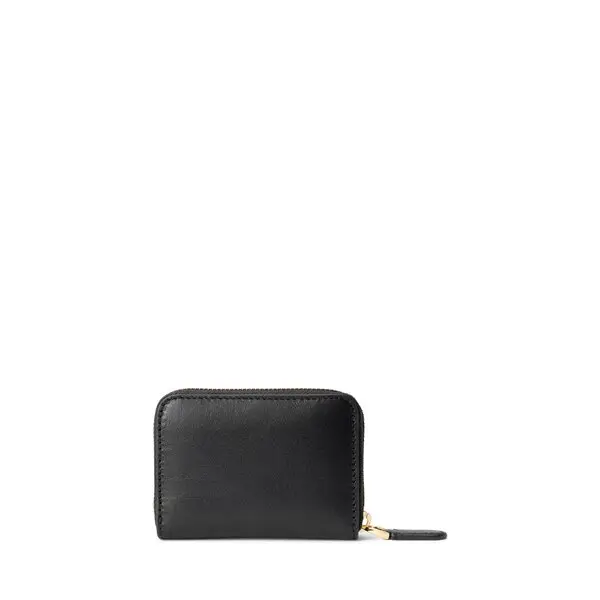 Ralph Lauren Leather Continental Wallet - Black
