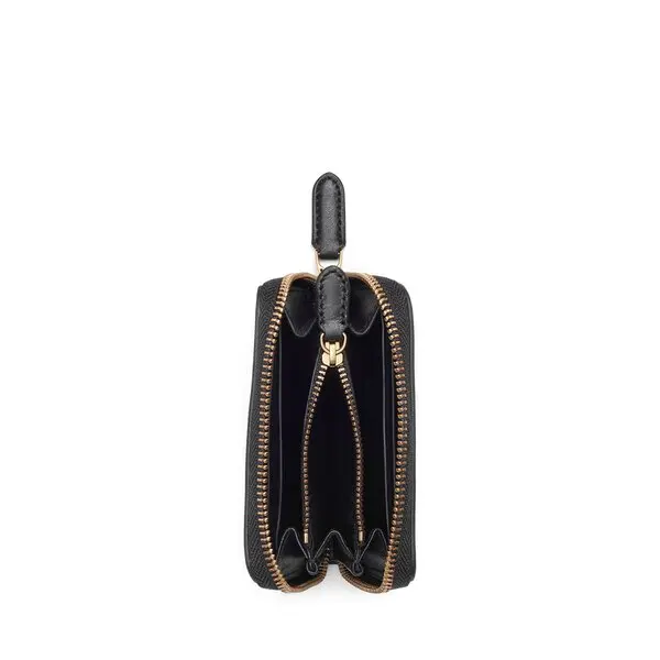 Ralph Lauren Leather Continental Wallet - Black