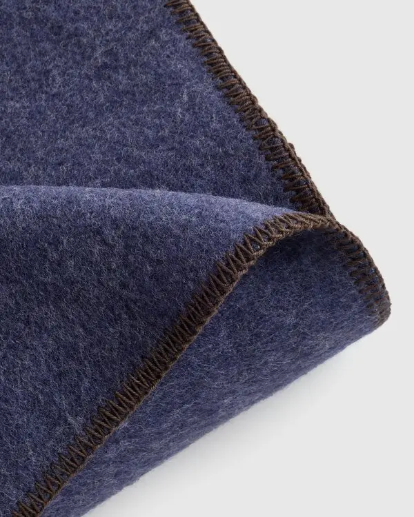 Quince Wool Whipstitch Throw