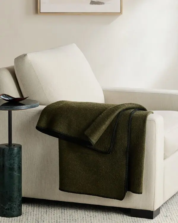 Quince Wool Whipstitch Throw