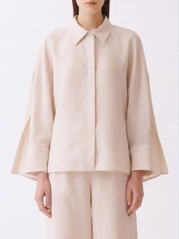 Fabiana Filippi Pure Linen Shirt - Natural