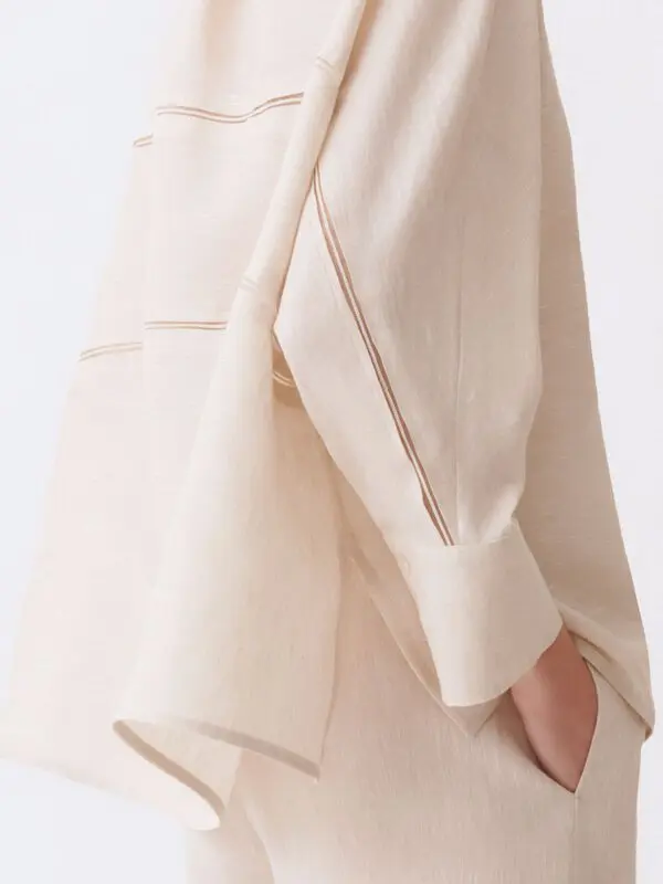 Fabiana Filippi Pure Linen Shirt - Natural