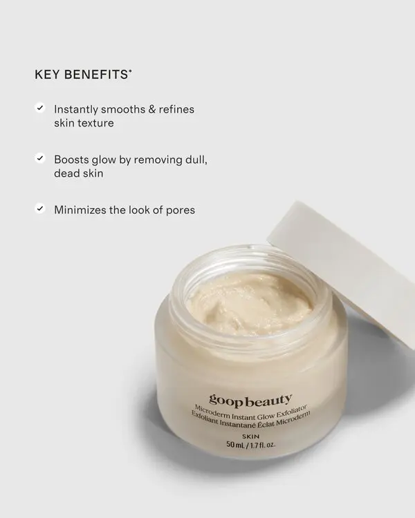 Quince Goop Beauty Microderm Instant Glow Exfoliator 15ml, Skincare