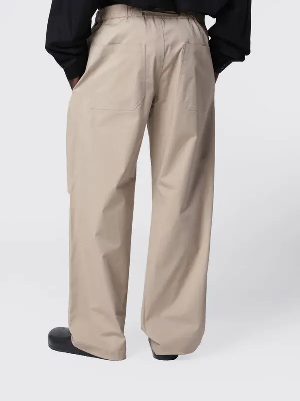 DARKPARK Wide Leg Belted Trousers - Natural