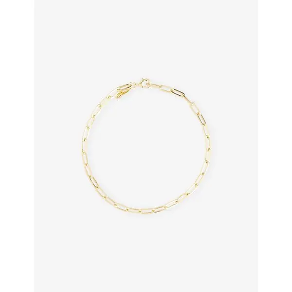 LISA GOZLAN Paperclip Chain Bracelet - Gold