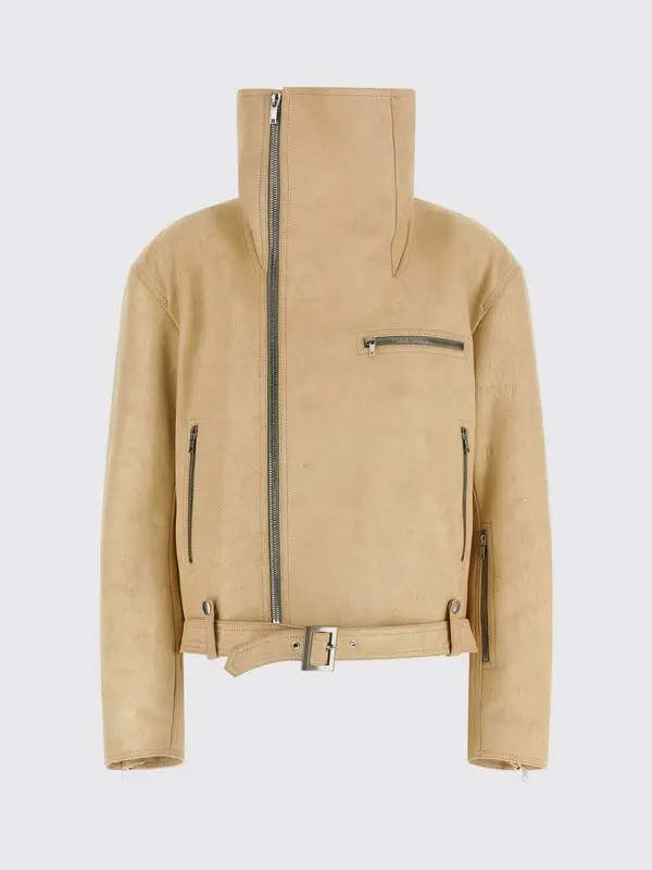 Rick Owens Leather Jacket - Beige