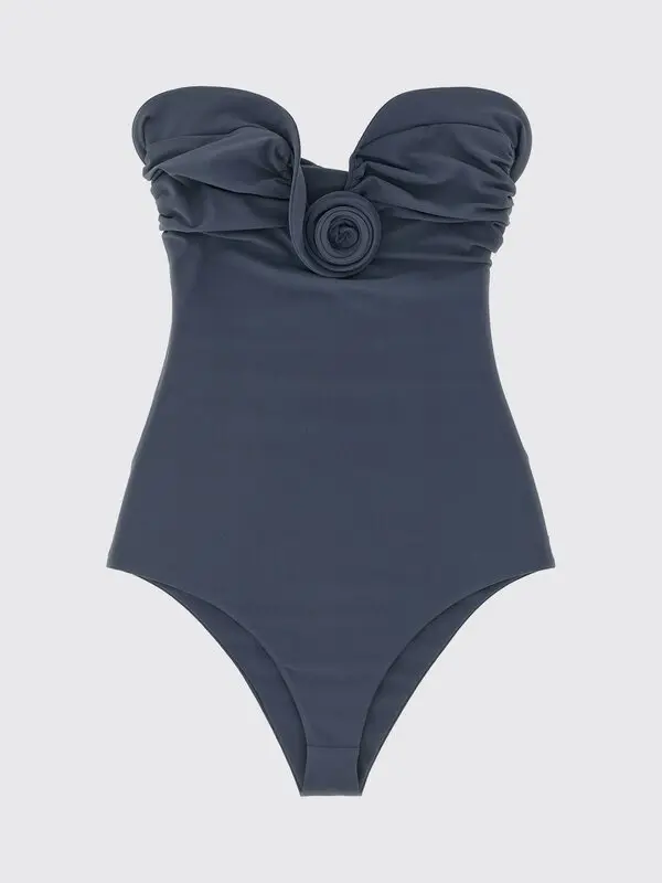 Magda Butrym Jersey One-piece Swimsuit With Flower