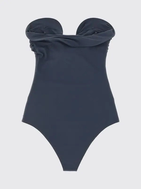Magda Butrym Jersey One-piece Swimsuit With Flower