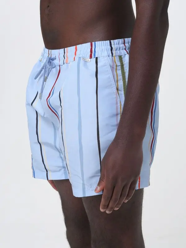 Paul Smith Striped Swimsuit - Blue