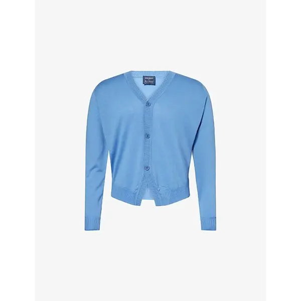 John Smedley X Bill Nighy Merino Wool Cardigan