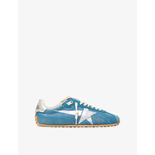 GOLDEN GOOSE Marathon Speed 50962 Leather Trainers - Blue Other