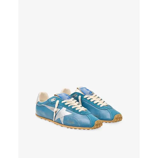 GOLDEN GOOSE Marathon Speed 50962 Leather Trainers - Blue Other
