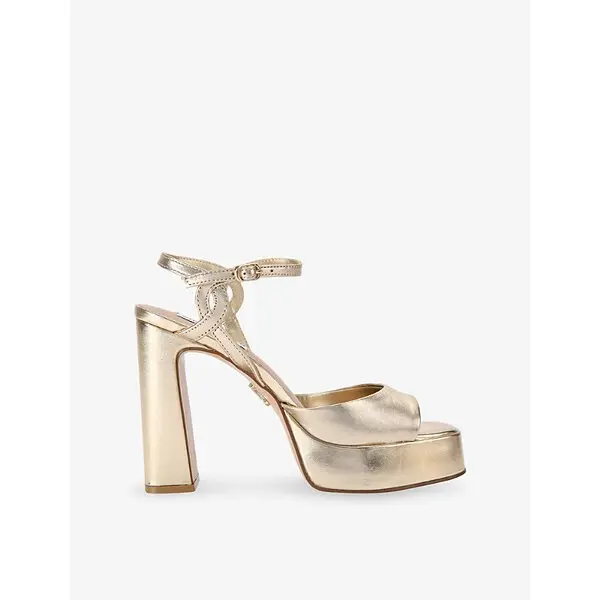 Steve Madden Miliana Heeled Leather Sandals