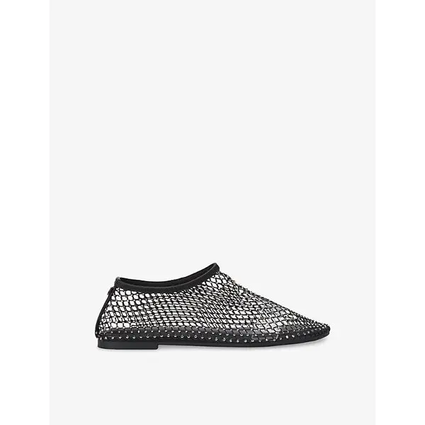 Kurt Geiger Marve Mesh Flats - Black