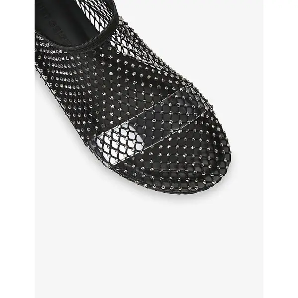 Kurt Geiger Marve Mesh Flats - Black