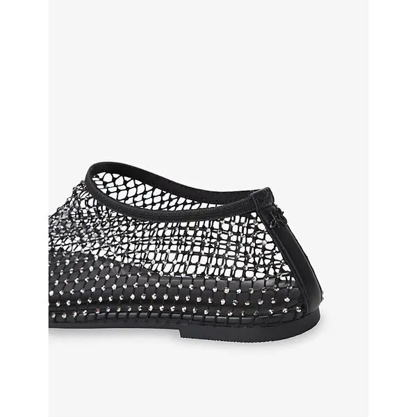Kurt Geiger Marve Mesh Flats - Black