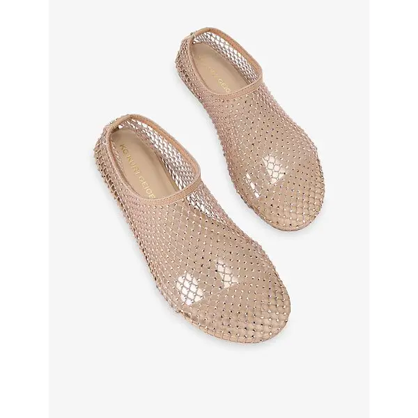 Kurt Geiger Marve Mesh Flats - Blush