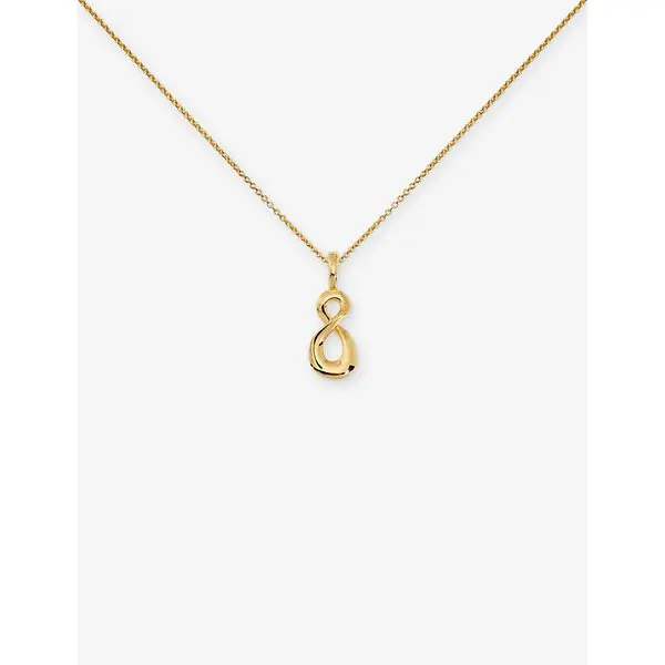 Monica Vinader Infinity 18ct Yellow Vermeil Pendant Necklace