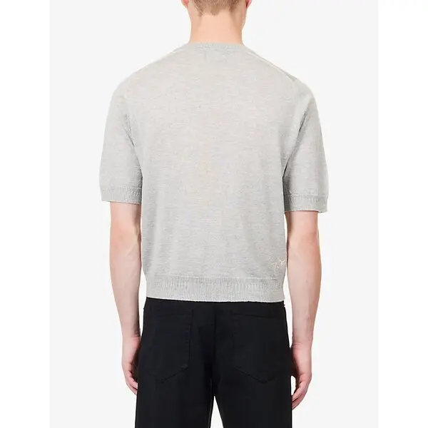 John Smedley X Bill Nighy Short-sleeve Merino Wool Top