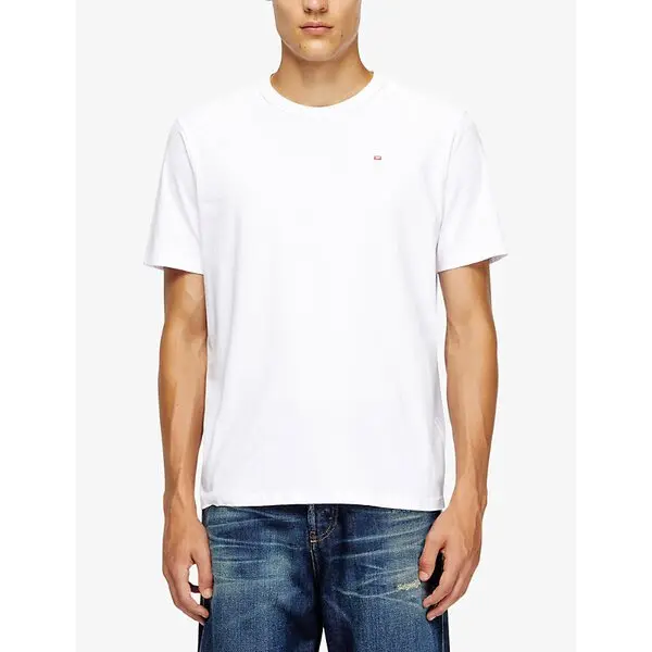 DIESEL® T-adjust-microdiv Cotton-jersey T-shirt - 100