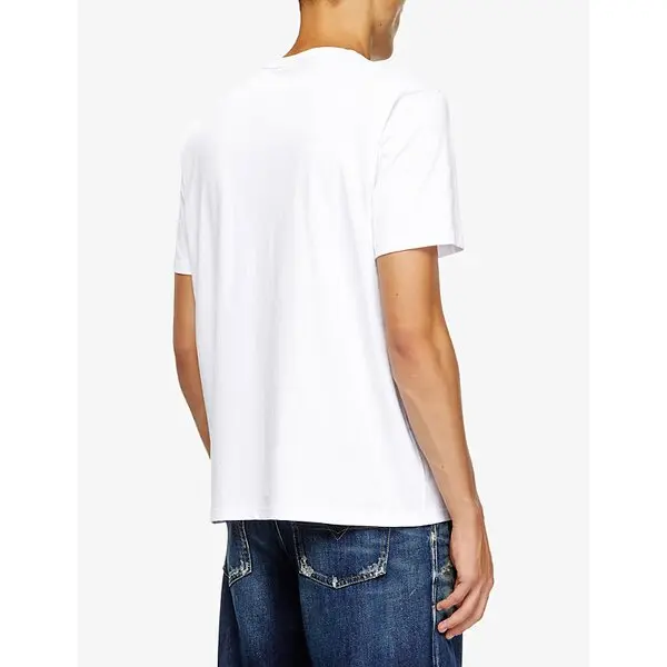 DIESEL® T-adjust-microdiv Cotton-jersey T-shirt - 100