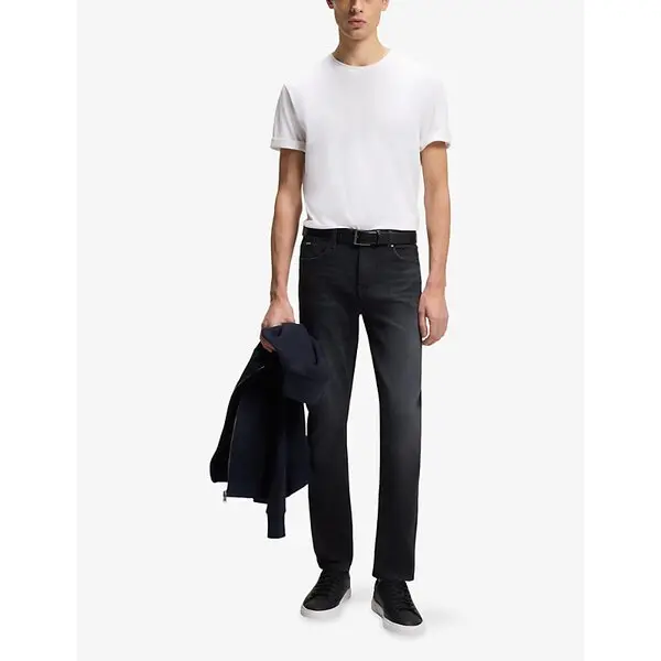BOSS Delaware Slim-fit Jeans - Charcoal