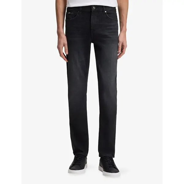 BOSS Delaware Slim-fit Jeans - Charcoal