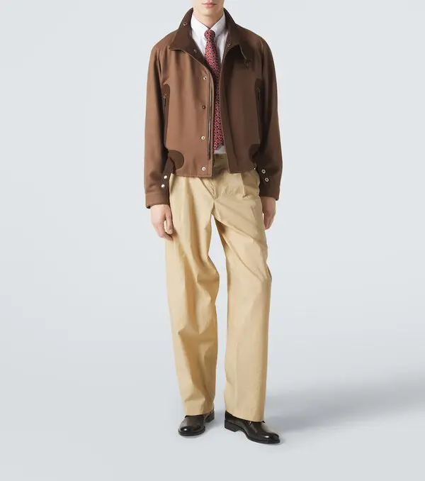 Giorgio Armani Archivio Silk Bomber Jacket