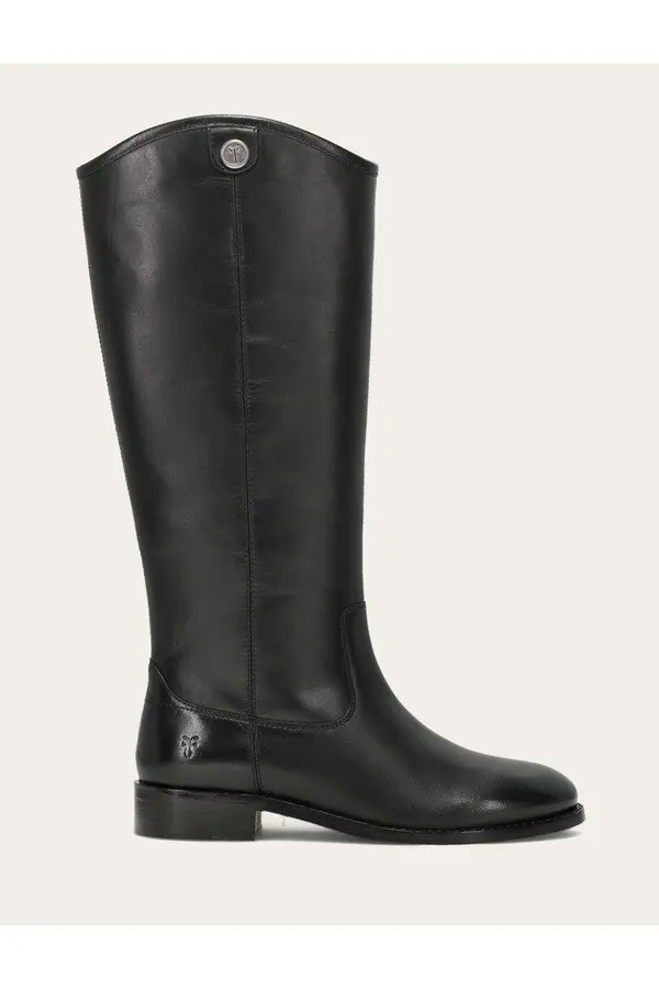 THE FRYE COMPANY Melissa Button Wide Calf Boots - Black