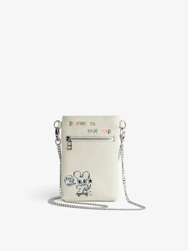 Zadig&Voltaire Rock Leather Phone Pouch